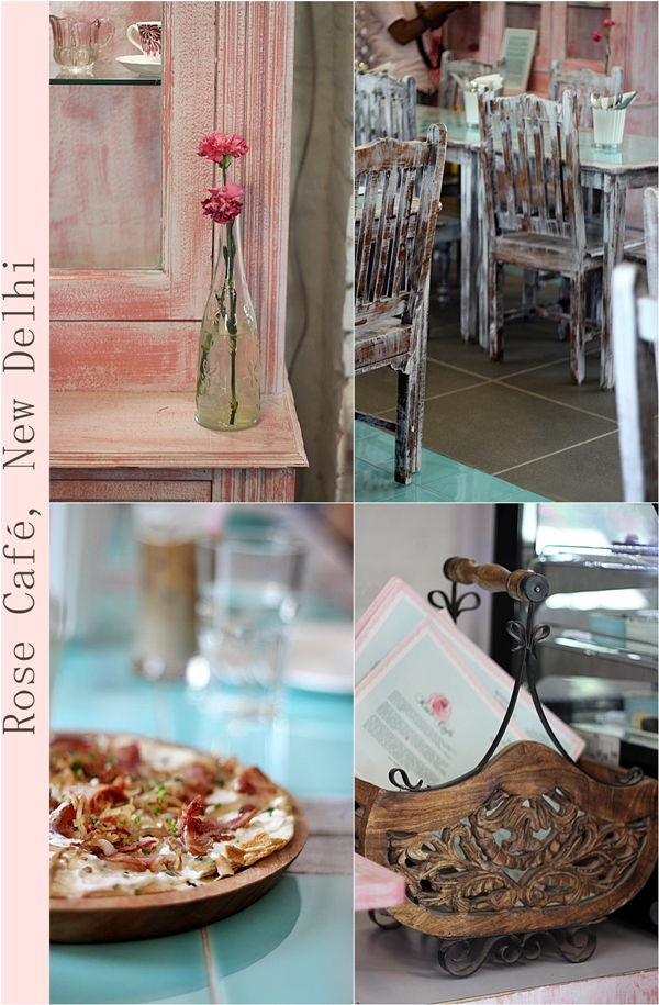 Bloggers Table | Rose Café, New Delhi ... a thorny affair and Pinktober ...