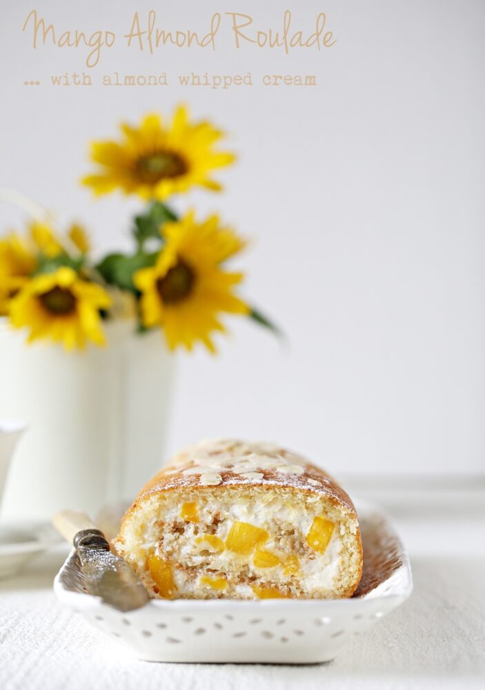 Mango Almond Roulade ... making the most of the season - Passionate ...
